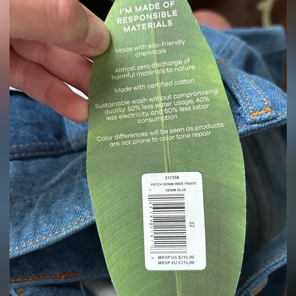 FARM Rio | Jeans | Farm Rio Denim Patchwork Wide Leg Jean | Poshmark